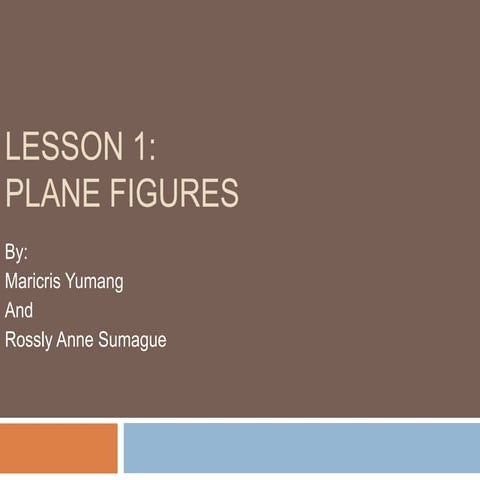Plane figures | PPTX