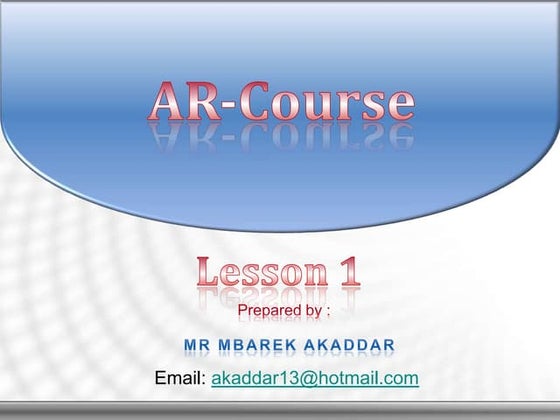 The Arabic Alphabet. | PPTX