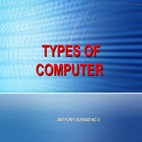 types of computer | PPT
