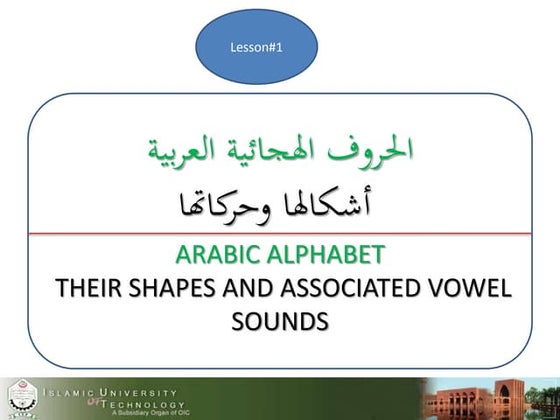 Arabic alphabet p1 | PPT