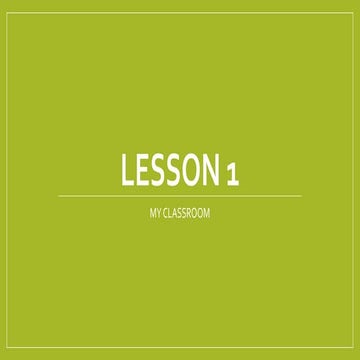 Lesson 1 | PPTX