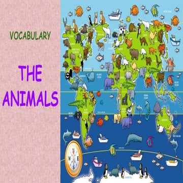 THE ANIMALS - VOCABULARY - 1° GRADE HIGH SCHOOL | PDF | Dogs | Pets