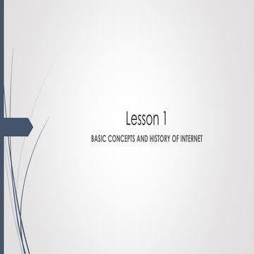 Lesson 1 | PPT