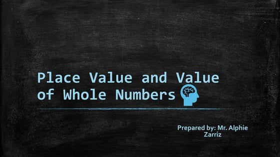 Grade 4 lesson about Place Value and Value.pptx | Science