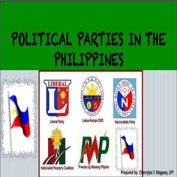 Lesson 10: POLITICAL PARTIES | PPTX