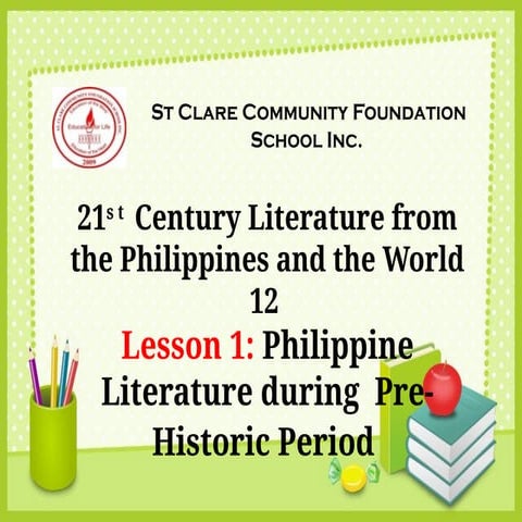Lesson 7- 21st Century Lit..powerpoint presentation | PPTX
