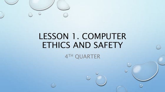 Computer ethics | PPT