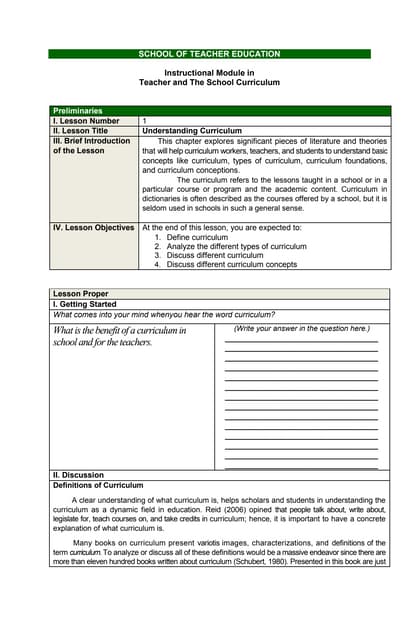 18 prof educ units | PDF | Daycare and Pre-School | Parenting