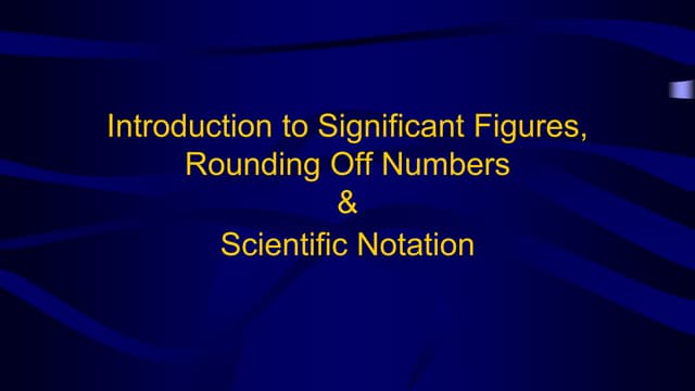 Significant figures power point presentation | PPT