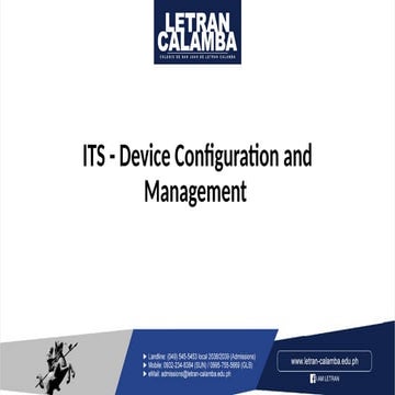 Lesson 1.8 Device Configuration and Management .pptx
