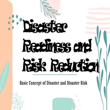 DRRR_mod1_Basic Concept of Disaster and Disaster Risk.pptx