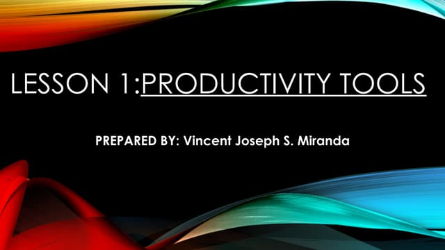 6. Applied Productivity Tools with Advanced Application Techniques PPT.pptx