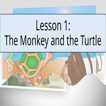 The Monkey and the Turtle: A Filipino Fable Retold by Dr. Jose Rizal | PPTX