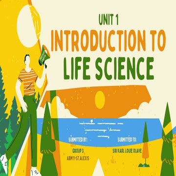 introduction of life science lesson 1,2, and 3 | PDF