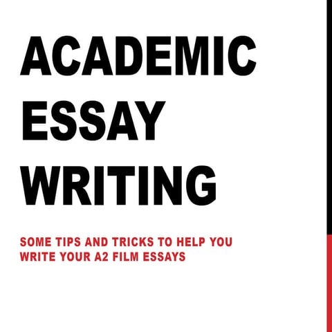 Lesson 1 academic essay writing | PPT