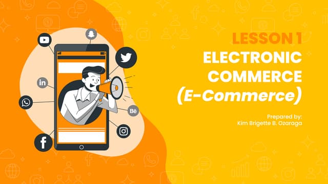 How to start a E-commerce Business/ppt | PPTX