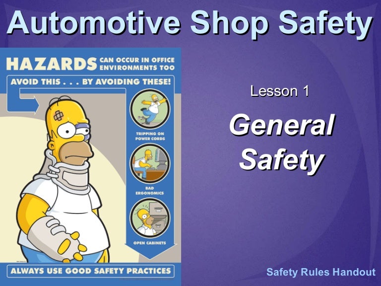 Lesson 1 General Safety lesson-1-general-safety