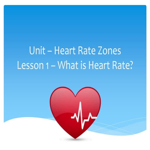 Lesson 1- Heart Rate | PPTX