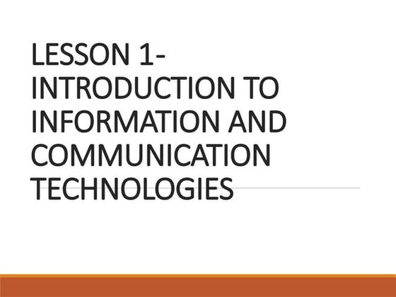 MODULE 2- ICT AS A PLATFORM FOR CHANGE.pptx | Social Networking | Internet