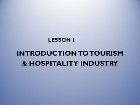 Introduction-to-QSM (1).pptx | Hospitality Industry | Industries