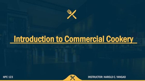 CLASSIC KITCHEN BRIGADE | PPT