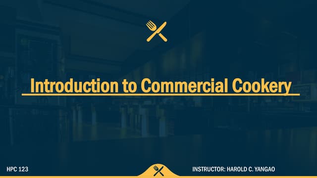 Core Competencies in Cookery NC II | PPTX