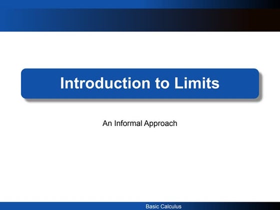 Basic Calculus Lesson 1 Ppt
