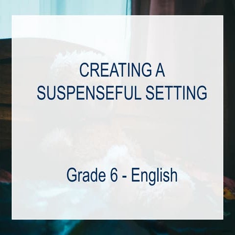 Introduction to Mystery and Suspense.ppt