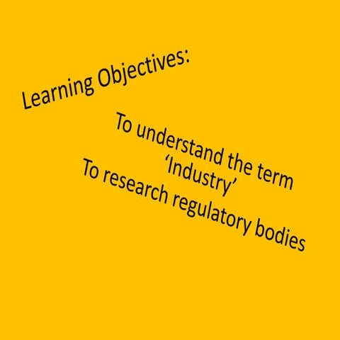 Lesson 1 intro to industry | PPT