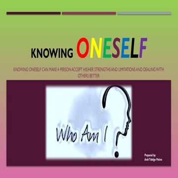 Lesson 1- Knowing Oneself Personal Development.pptx