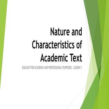 LESSON 1-Nature and Characteristics of Academic Text w quiz.pptx