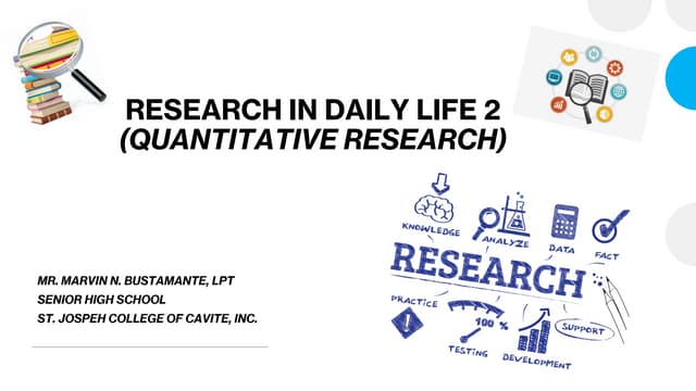 LESSON 1 PR2.pptx practical research 2 G12 | PPTX | Educational Assessment | Education