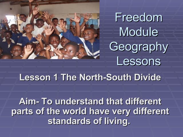 North south devide ap | PPTX | Science