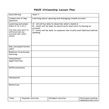 Lesson 1 opening and managing a bank account | PDF