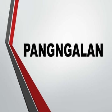 PANGNGALAN 4 | PPT