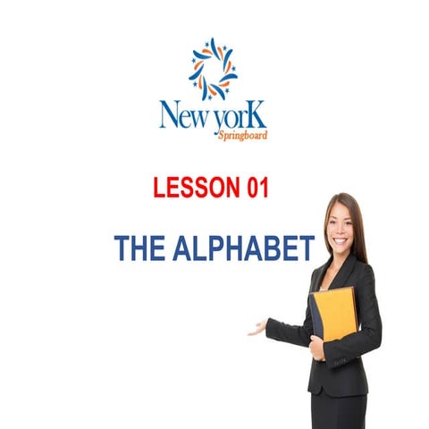 Lesson 1 the alphabet | PPT
