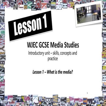 Sample Introductory Media Lesson | PPTX