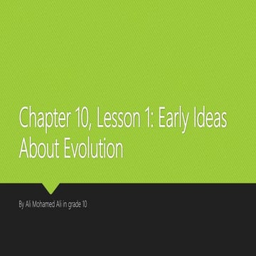 Lesson 10-1 of Biology book | PPT