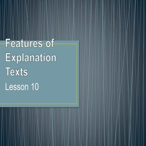 LINEAR and NON-LINEAR TEXTS- Classroom Observation | PPTX