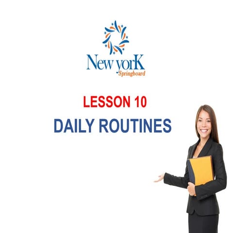 Lesson 10 daily routines | PDF