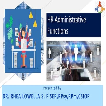Lesson 10 HR Administrative Functions | PPT