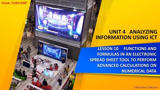 IGCSE ICT (0417/0983) - Spreadsheets - Ajiro Tech | PDF