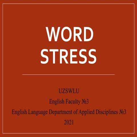 Lesson 10 Types of stress (word stress)_141121192556.ppt