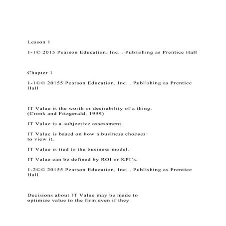 Lesson 11-1© 2015 Pearson Education, Inc. . Publishing as .docx