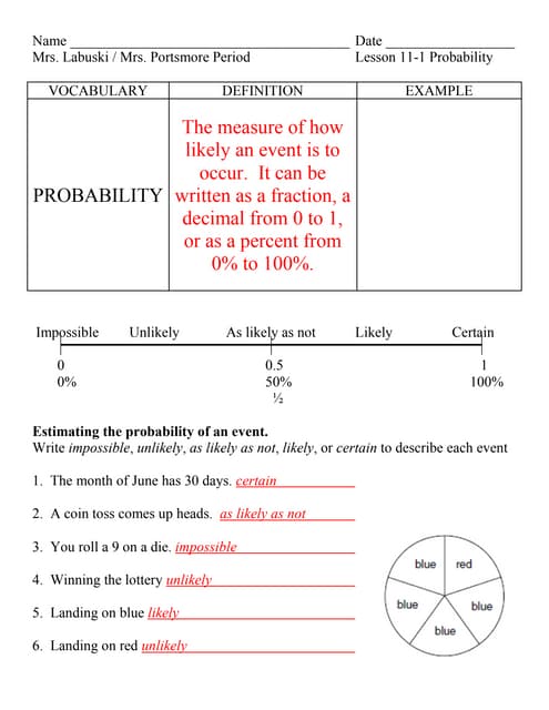 Probability | PPTX | Physics | Science