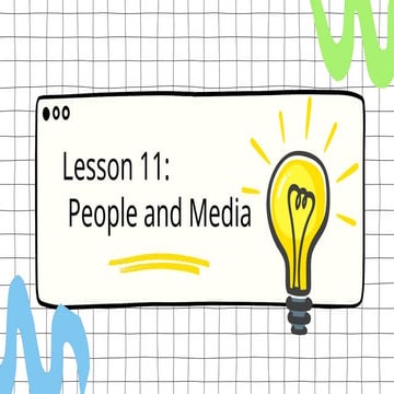 People Media - Media and Information Literacy (MIL) | PPTX