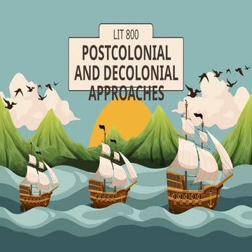 Postcolonial and Decolonial Approaches in Literary and Cultural Studies ...