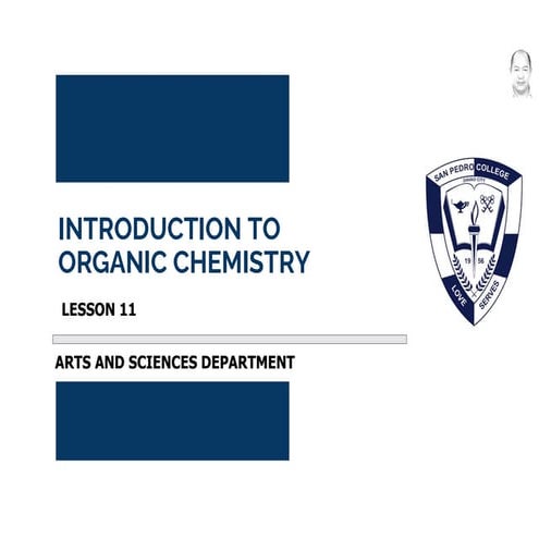 Chapter 1 introduction to organic chemistry | PPT