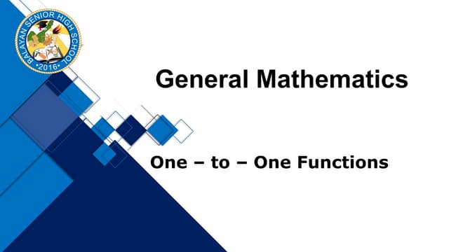 One-to-one Functions.pptx