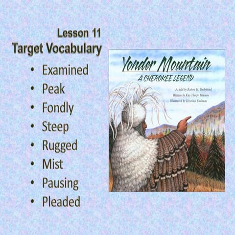 Lesson 11 - Yonder Mountain - 2016 | PPT | Geography | Science